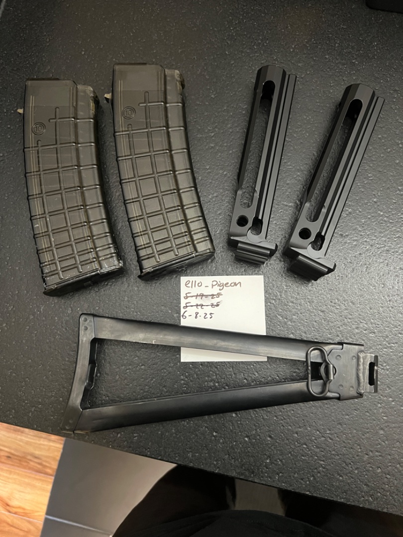 5.56 (10) clear mags, sureshot m4 adapters, 4.5mm triangle | Combloc Market