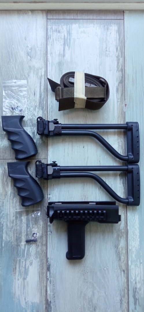 All NOS FB Radom.Beryl folding stocks w/hardware.Beryl picatinny optic ...