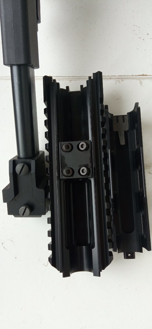 Beryl collapsible stock w/og mounting screws, Beryl quad rail, Beryl ...