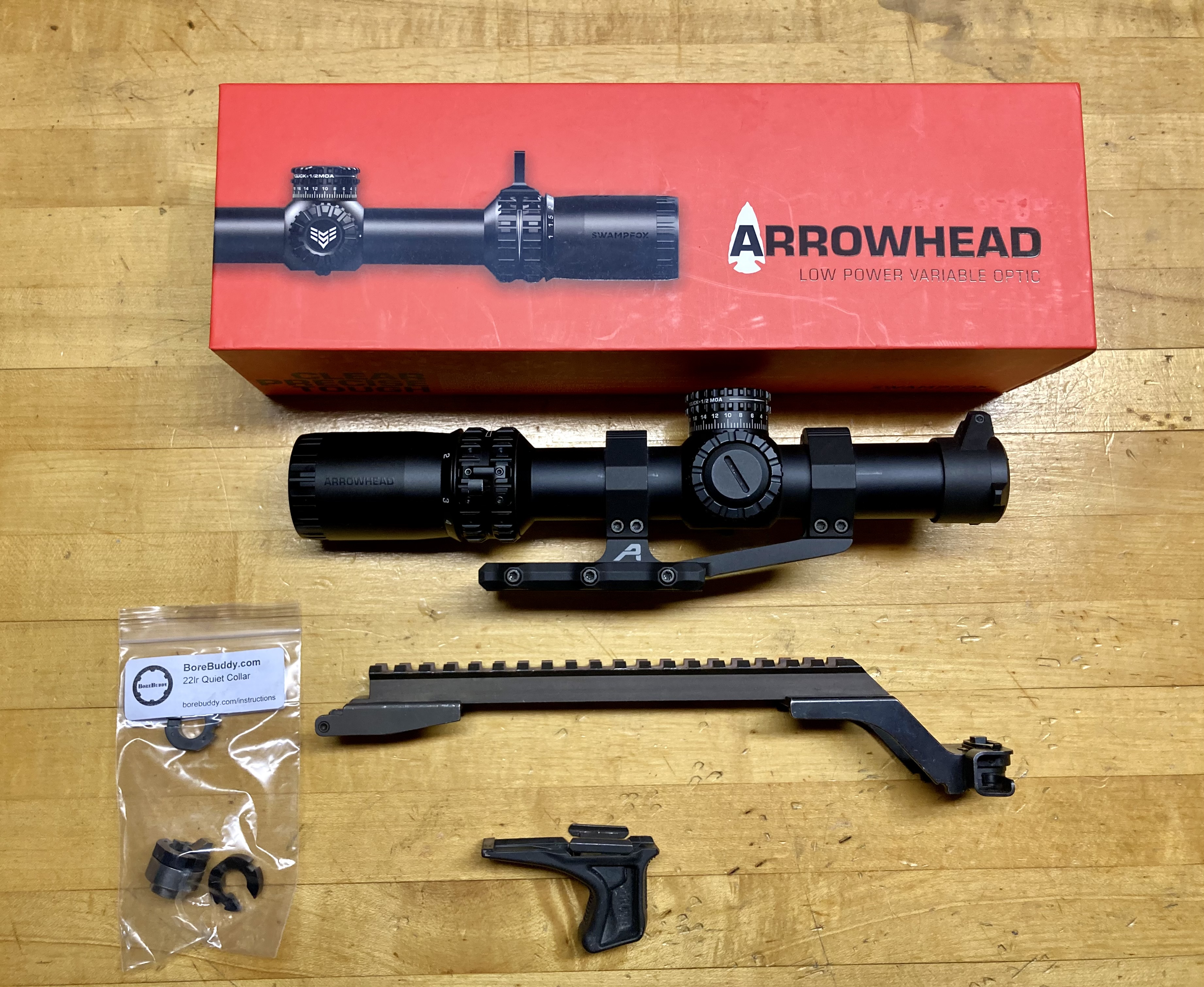 Beryl Pic Rail, Swampfox Arrowhead LPVO, etc. | Combloc Market
