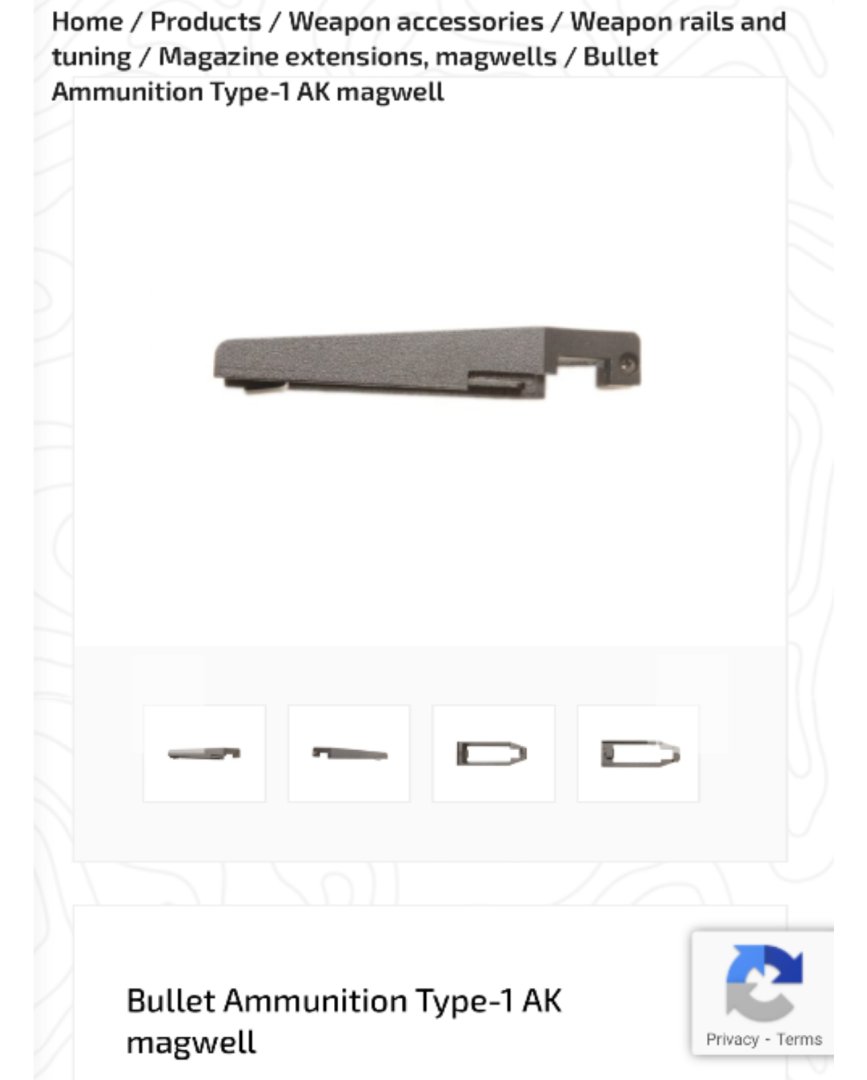 Bullet Ammunition flared magwell type-1 | Combloc Market