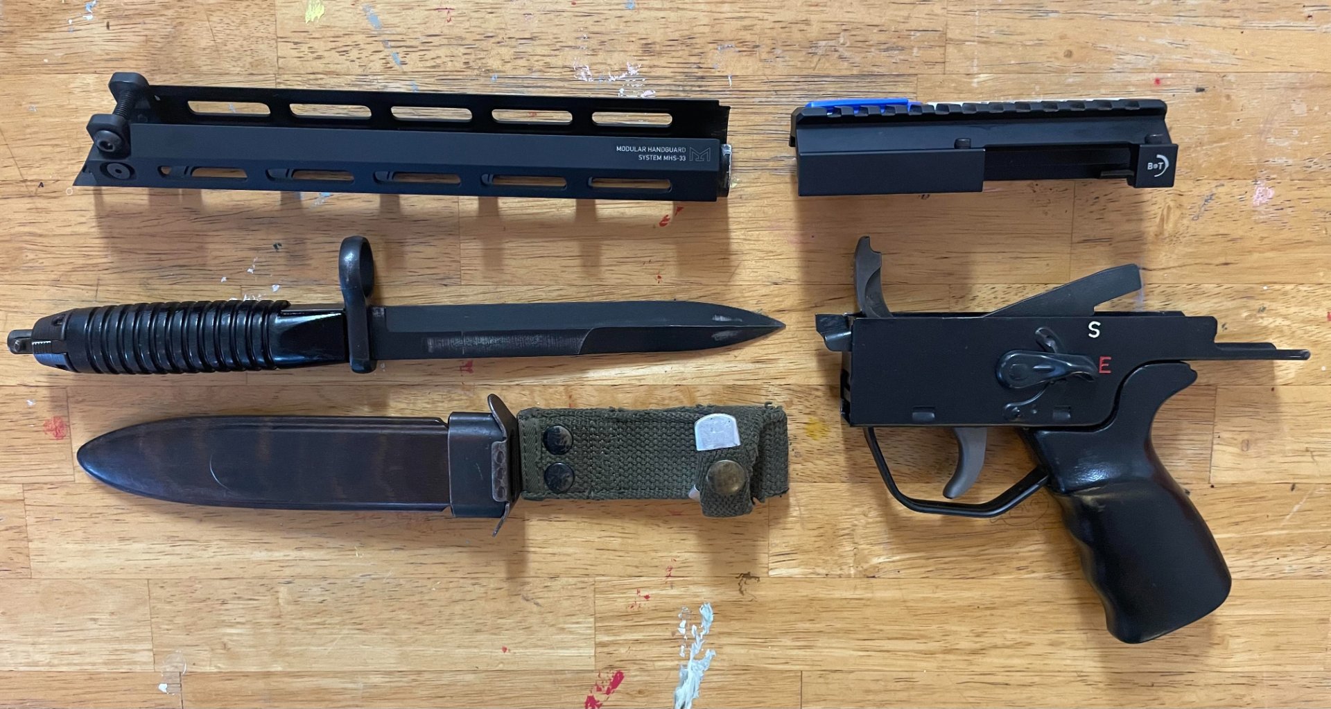 G3 Bayonet, JLD PTR91 Complete Trigger Housing, B&T HK Optic Mount, DT ...