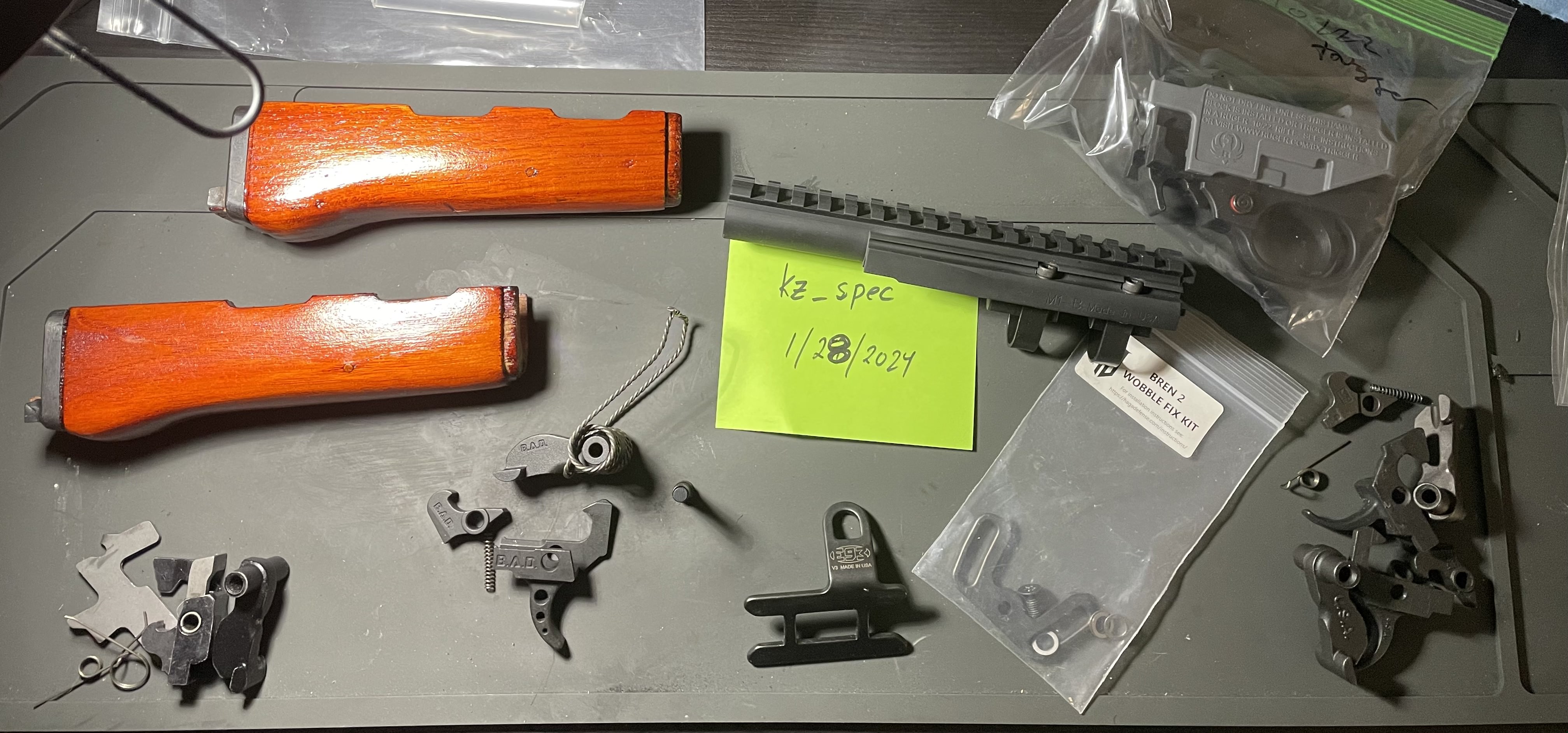 Misc AK stuff: Chinese handguard, E93 sling mount, Haga Bren 2 wobble kit | Combloc Market