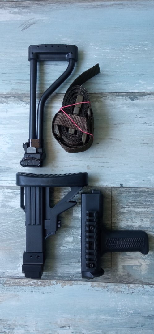 NOS Beryl collapsible/telescopic stock w/screws. NOS Beryl folding ...