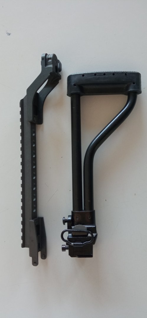 NOS Beryl folding stock with original mounting screws, NOS FB Radom ...