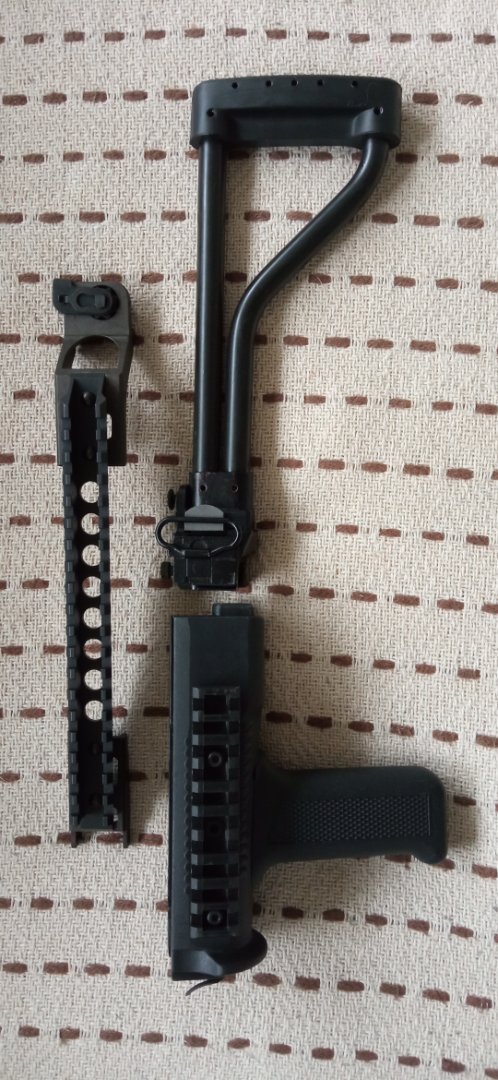 NOS Beryl folding stock with original mounting screws.NOS FB Radom ...