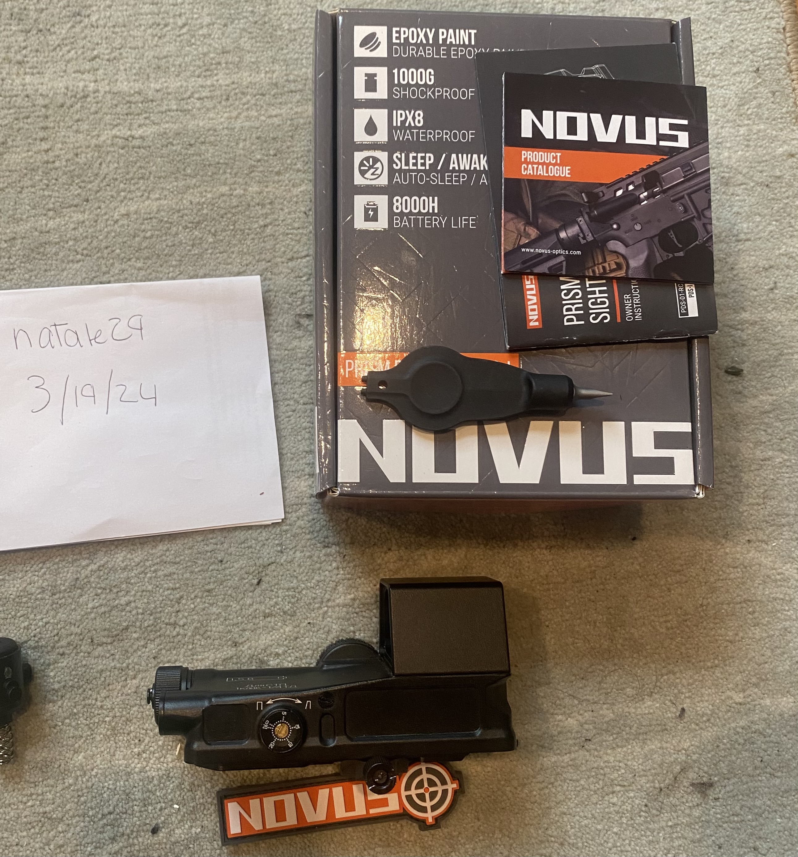 Novus Precision PDS-1 ‘1p87’ red dot | Combloc Market