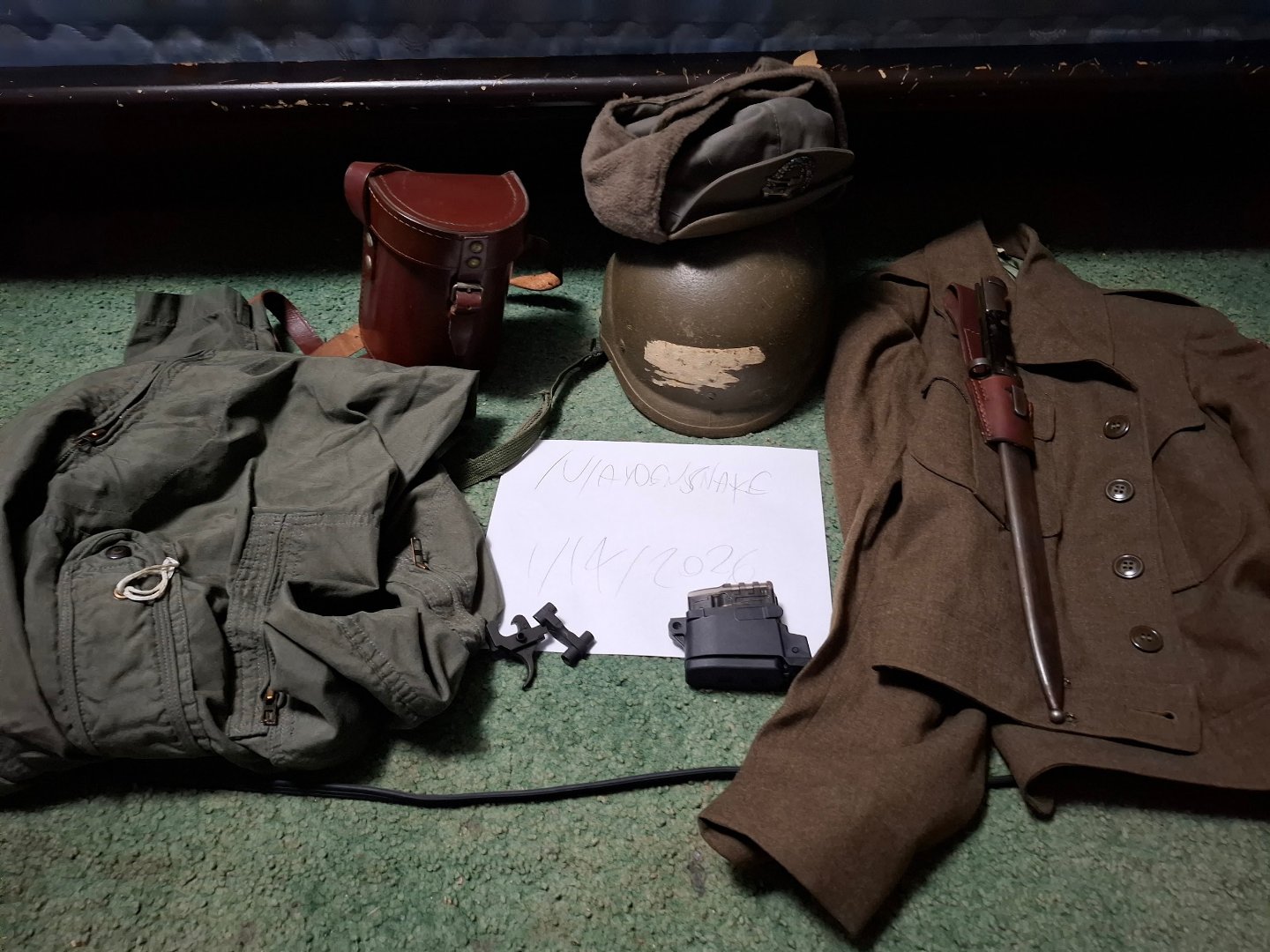 PASGT Helmet, Hellion euro magwell + magazine, other misc items ...