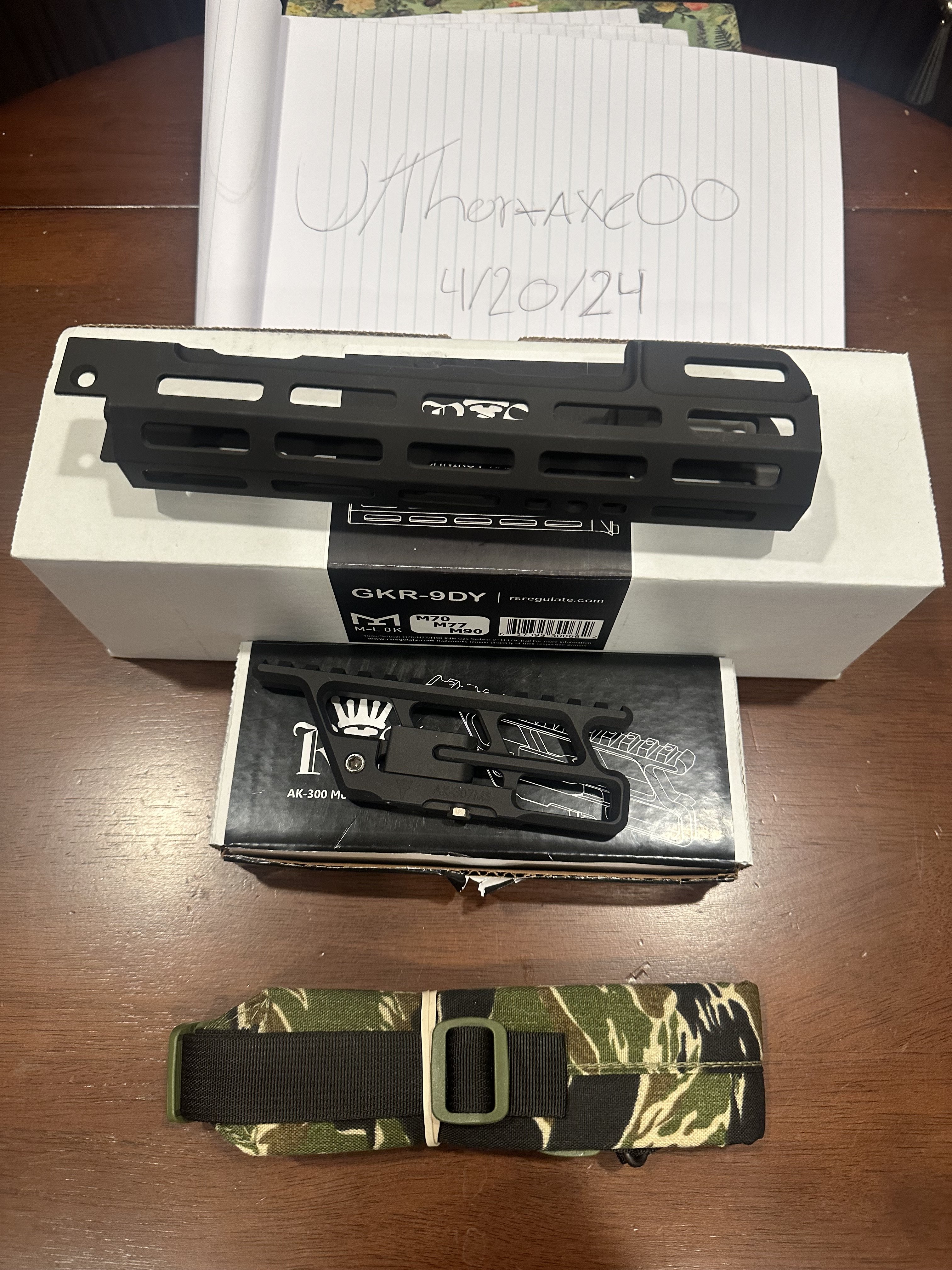 RS Regulate Yugo Handguard GKR-9DY and optic mount AK-307MS | Combloc ...