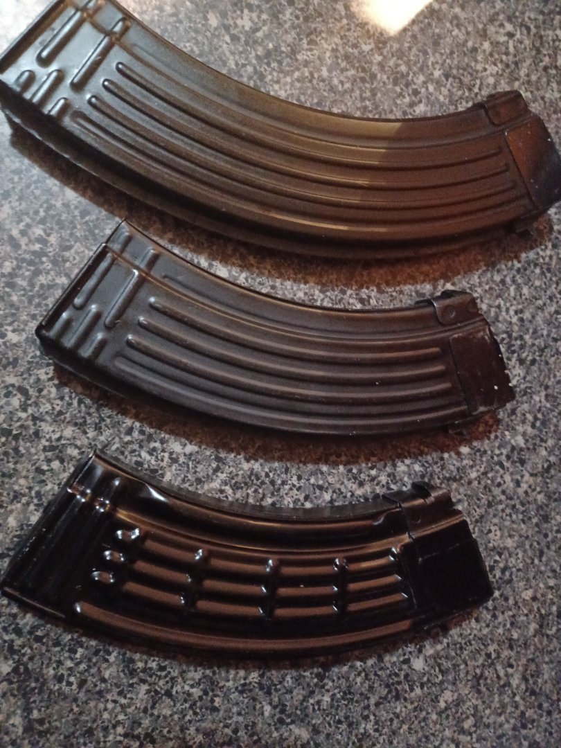 Russian 7.62 mag bundle..spine stamp..molot rpk 40 rd and russian ...
