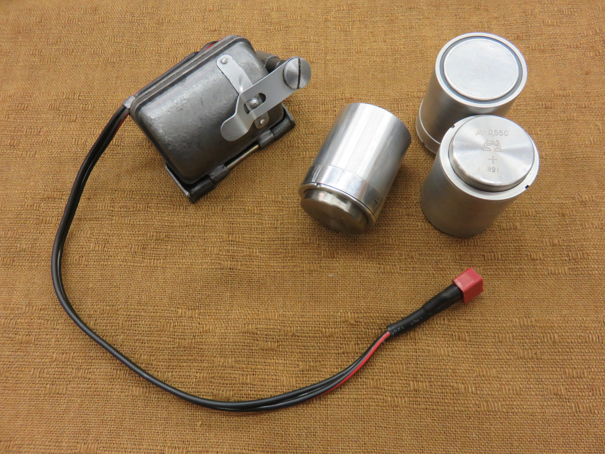 Soviet night scope battery containers and charger box | Combloc Market