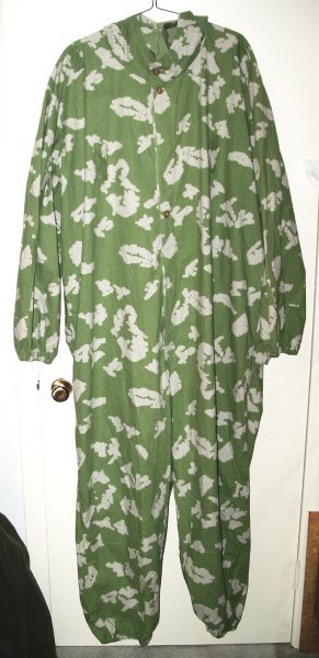 Soviet/Russian Berezhka Camo Coverall w/Hood & Mask - Extra-Large/Tall ...