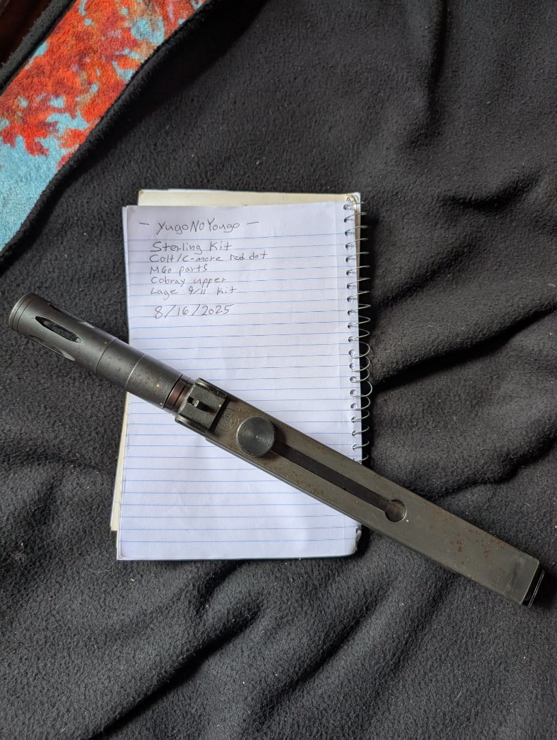 Stgw90 Bayonet, Sterling kit,EG gravity knife lot, mg42 receiver halves ...