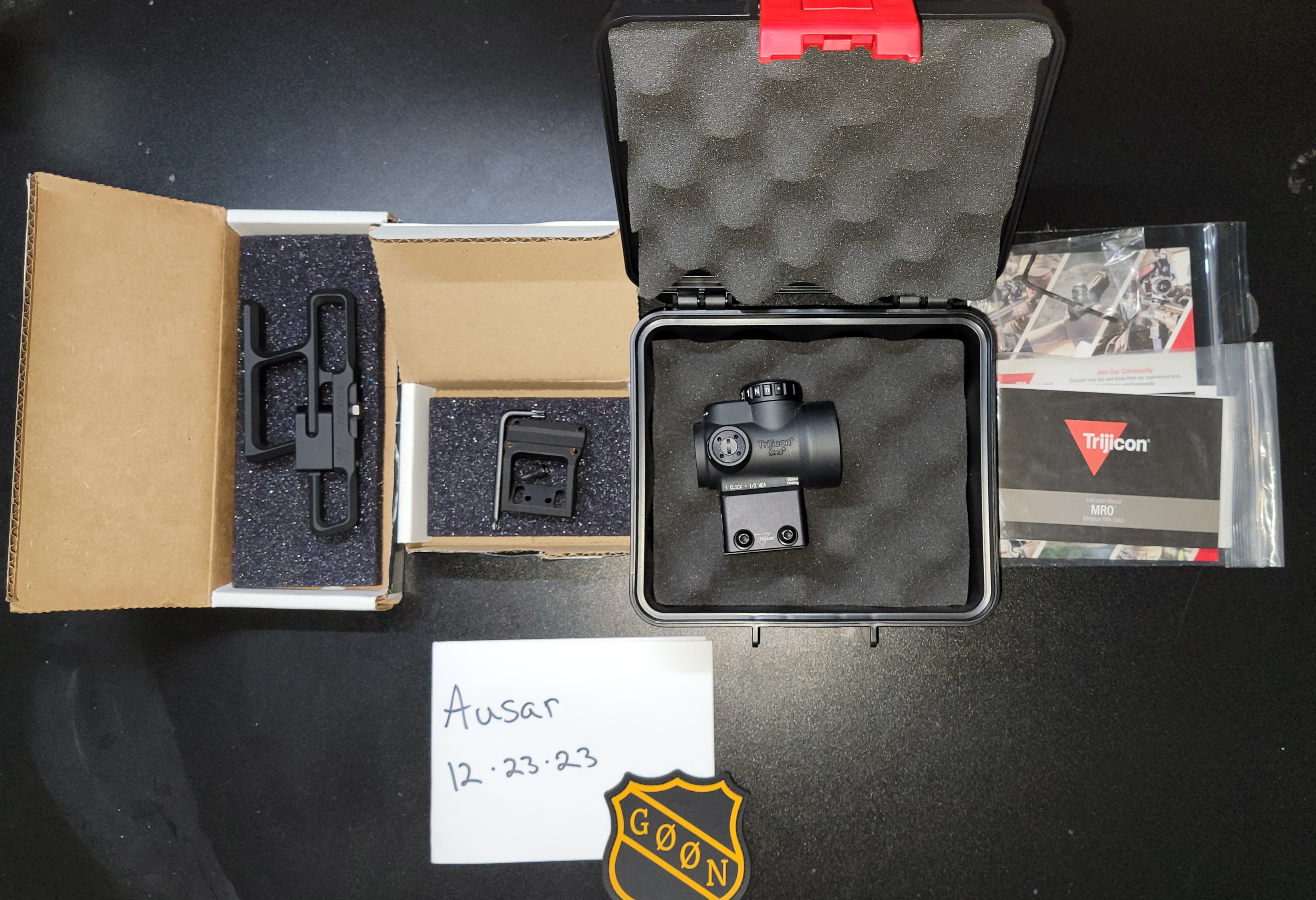 Trijicon MRO red dot (post 89k), RS-Regulate 302M, RS-Regulate AKMT ...