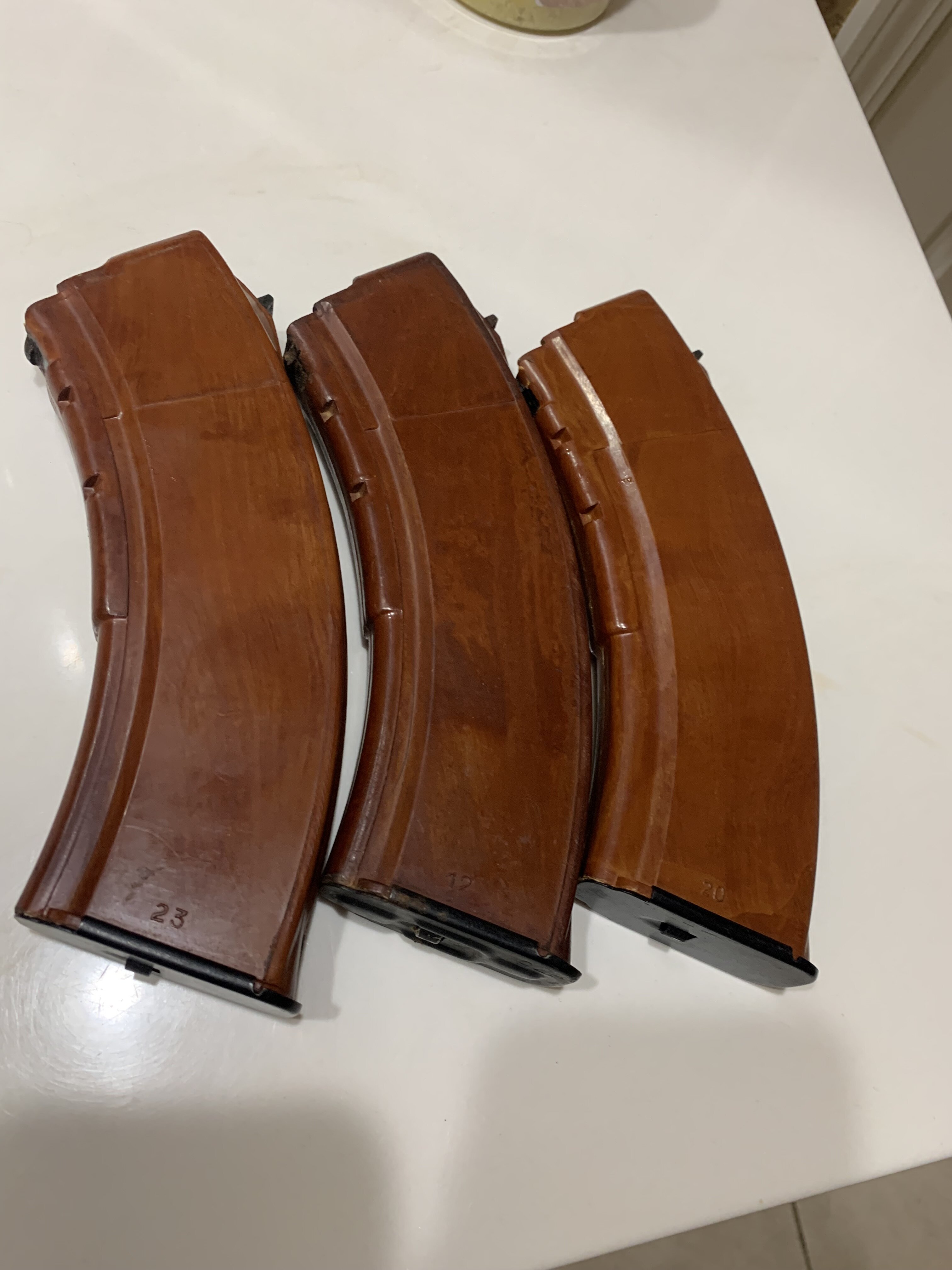 Tula long top bakelite mags 120$ each | Combloc Market