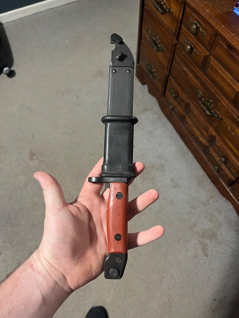 Vietnamese red AK bayonet | Combloc Market