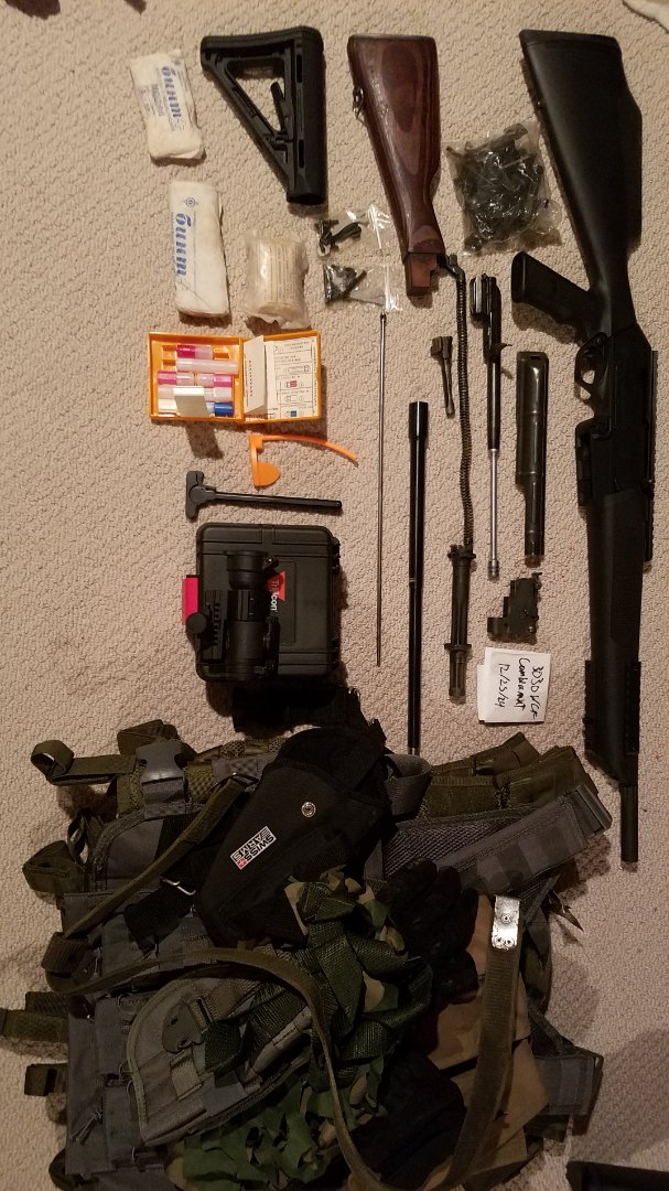 WTS New Year's Sale MD63 Kit, FNAR, Tactical Gear, Aimpoint PRO, more ...
