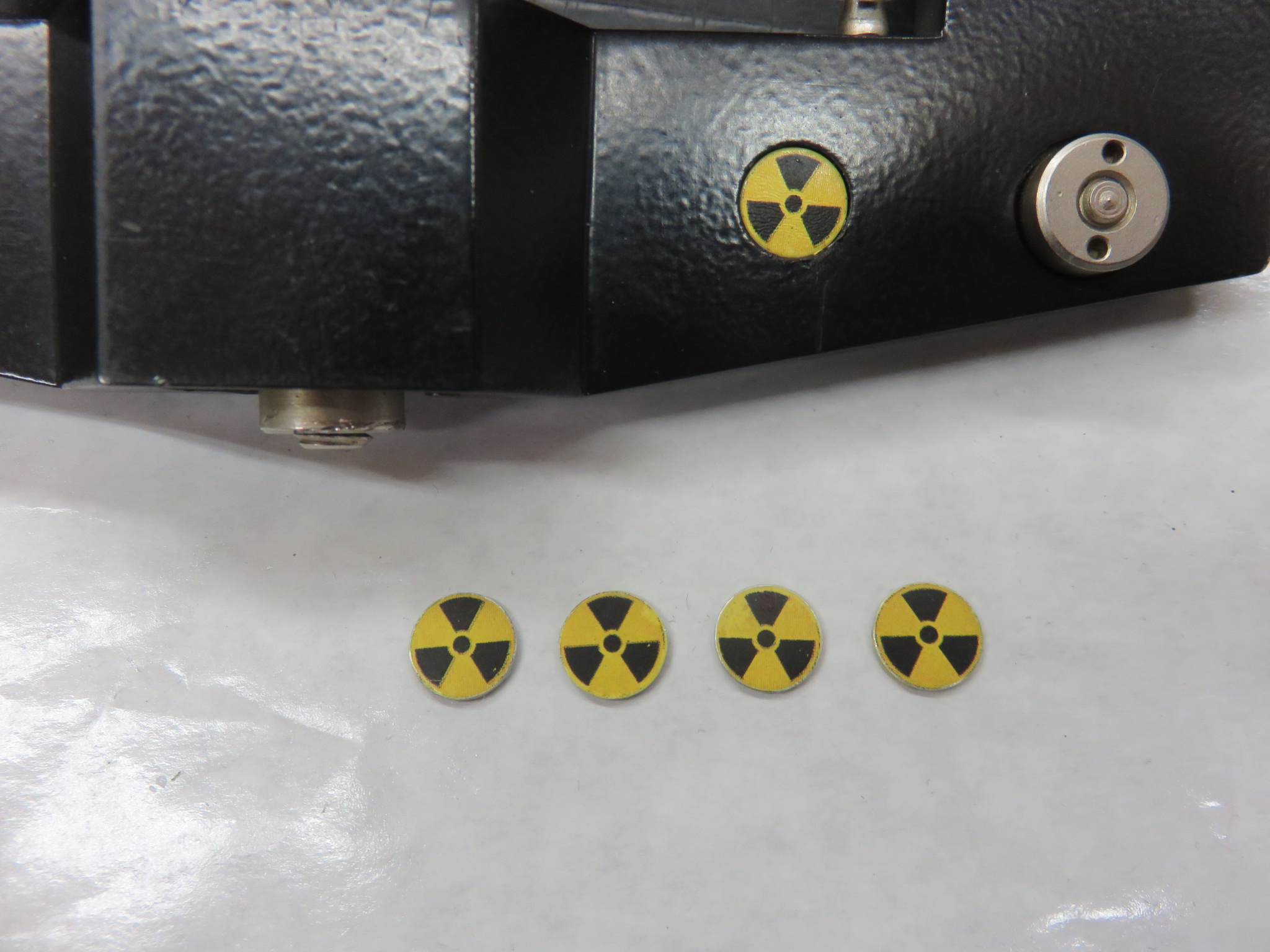 Zeiss ZFK 4x25 scope radiation hazard decal, reproduction | Combloc Market