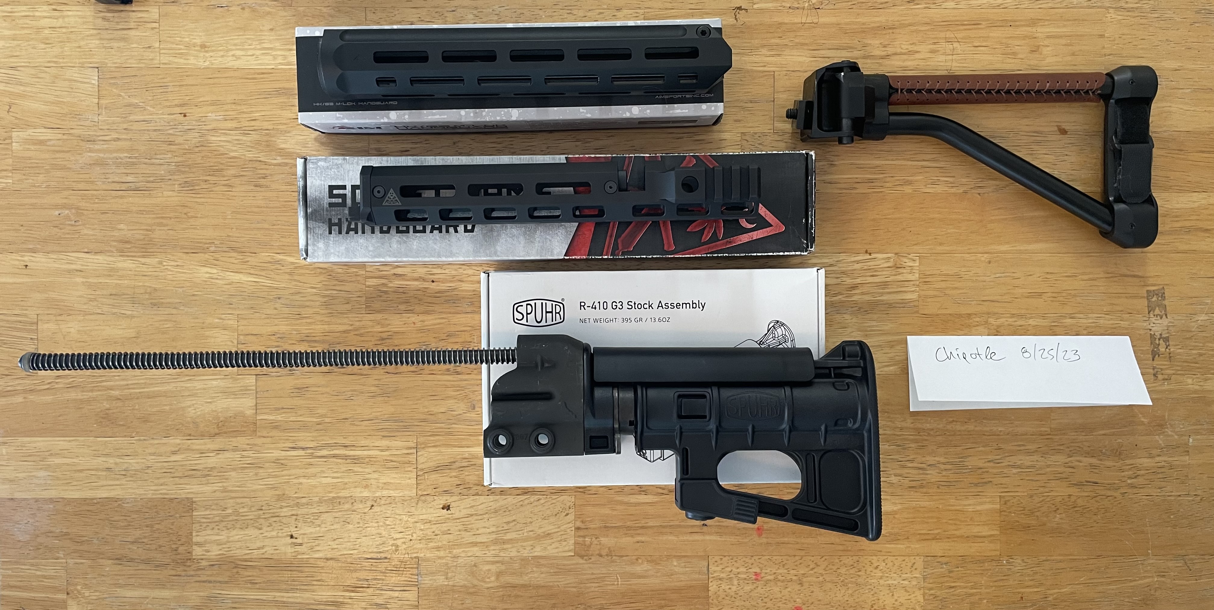 ZPAP M92 CNC Warrior LH Brace, AKV Booster Cut Handguard, Spuhr Stock ...